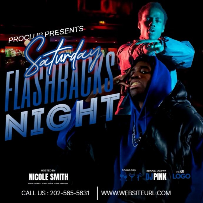 Plantilla de Flashback Party Video | PosterMyWall