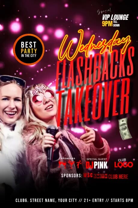 Flashback Party Video Templat | PosterMyWall