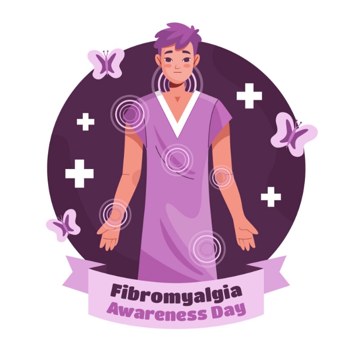 Copy of Flat illustration Fibromyalgia Awareness Day | PosterMyWall