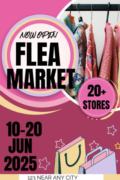 FLEA MARKET POSTER Template | PosterMyWall