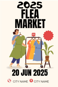 FLEA MARKET POSTER Template | PosterMyWall