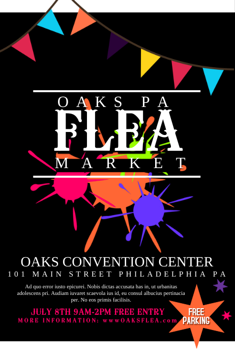 Flea Market Template | PosterMyWall
