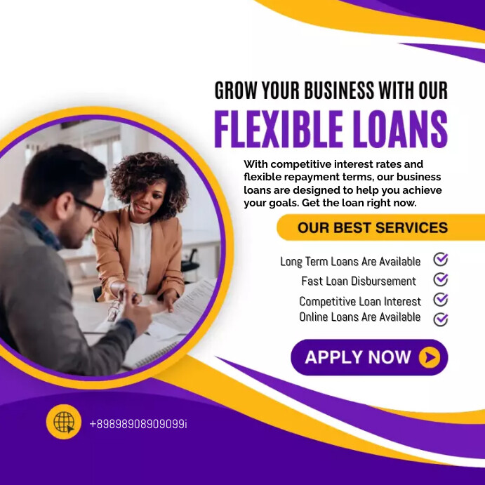 flexible loans Template | PosterMyWall