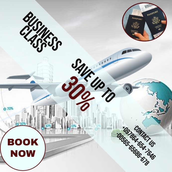 Flight Template | PosterMyWall