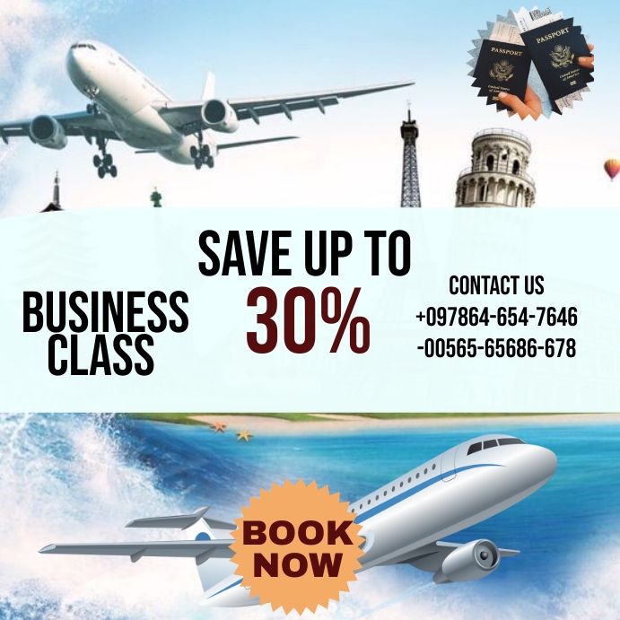 Flight Template | PosterMyWall