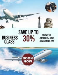 Flight Template | PosterMyWall