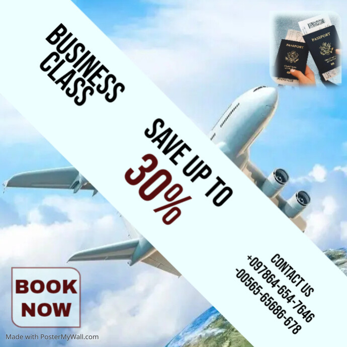 Flight Template | PosterMyWall