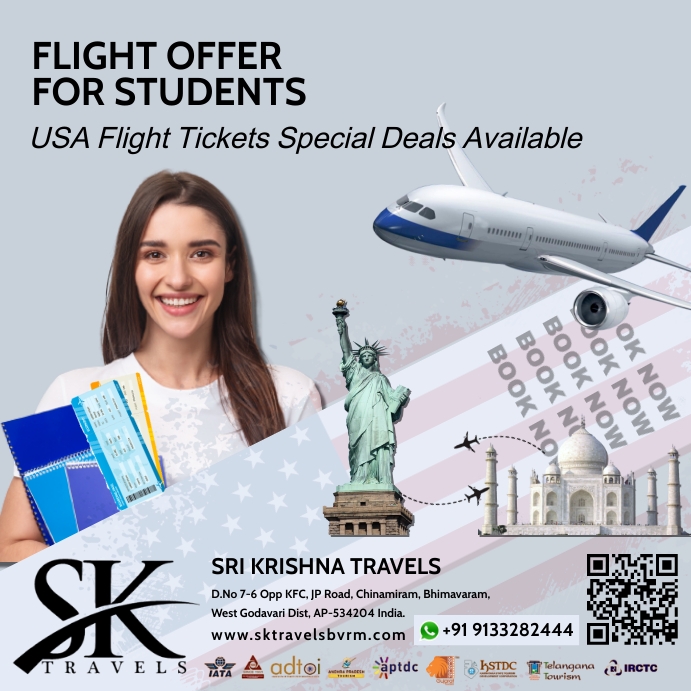 FLIGHT OFFER FOR STUDENTS Template | PosterMyWall