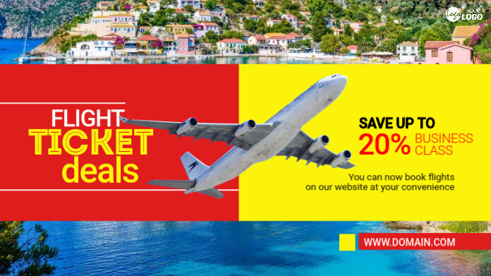 Flight Ticket Buying Ad Template | PosterMyWall