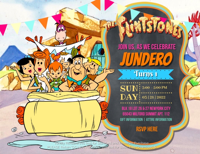 Copy of Flintstones | PosterMyWall