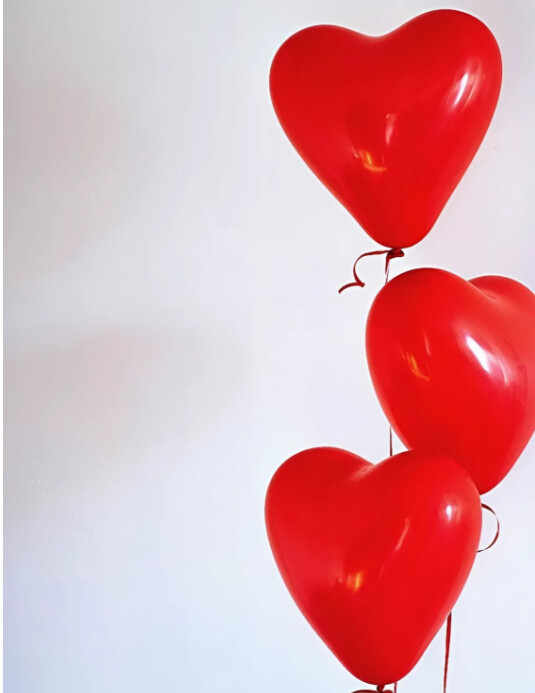 Copy of Floating Love Balloons | PosterMyWall