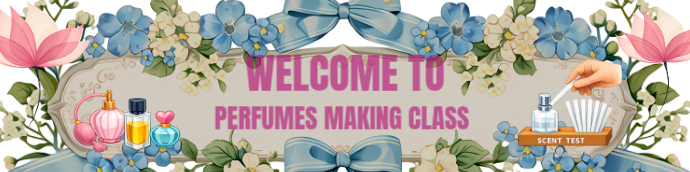 Plantilla de Flora background Perfume Making Class Google Classroom ...