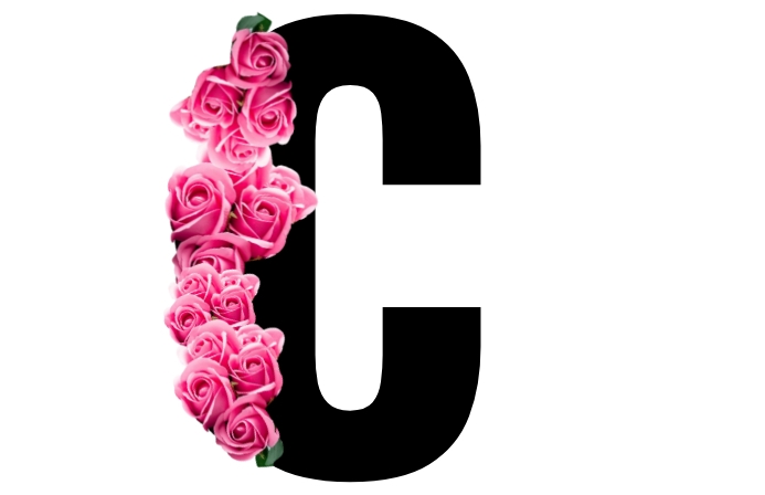 Copy of Floral Alphabet C | PosterMyWall