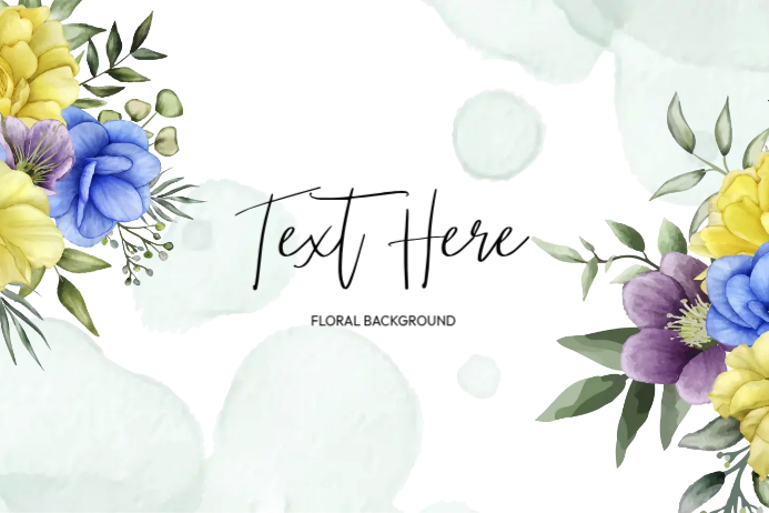 Floral Background Ads Template | PosterMyWall