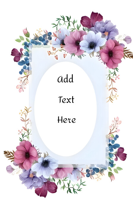 Floral Background Template Tabloid | PosterMyWall