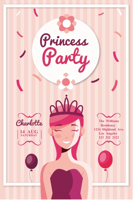 Floral Birthday Theme Template | PosterMyWall