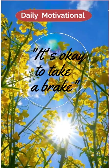 Floral Daily Motivational Tabloid Template | PosterMyWall