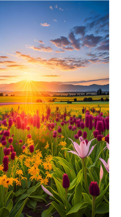Copy of Floral Floral Digital Display (9:16) | PosterMyWall