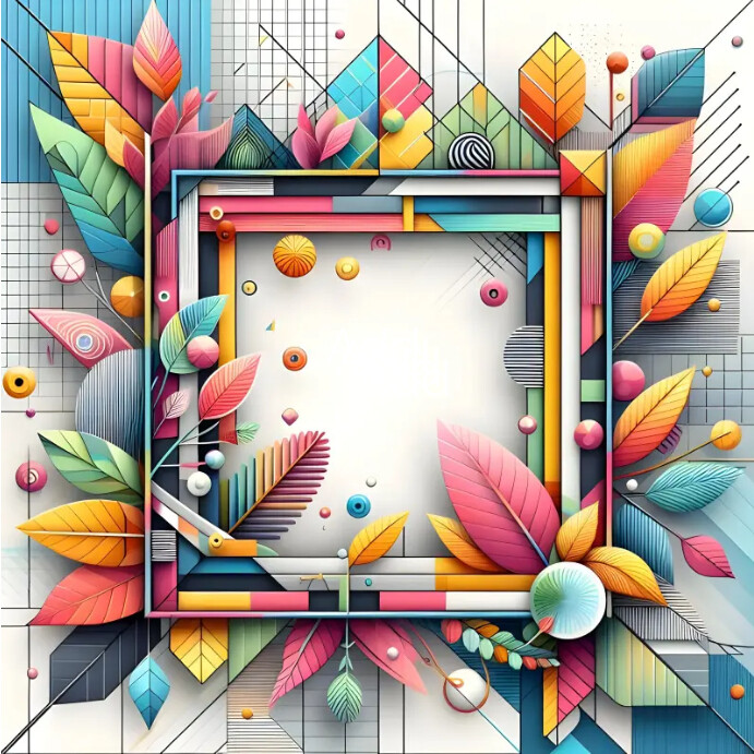 Floral Frame Background Template | PosterMyWall