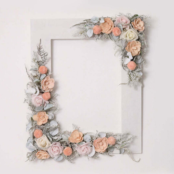 Floral frame Template | PosterMyWall
