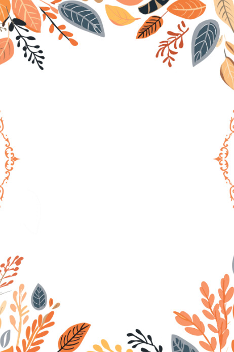 Copy of Floral Frame For Brochure Designs | PosterMyWall