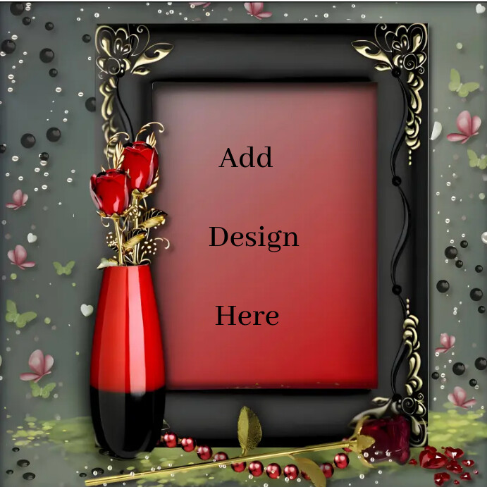 Floral Frame Template | PosterMyWall