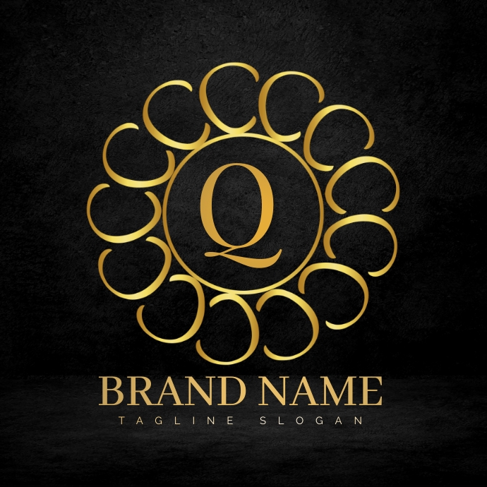 Floral Gold templaat | PosterMyWall