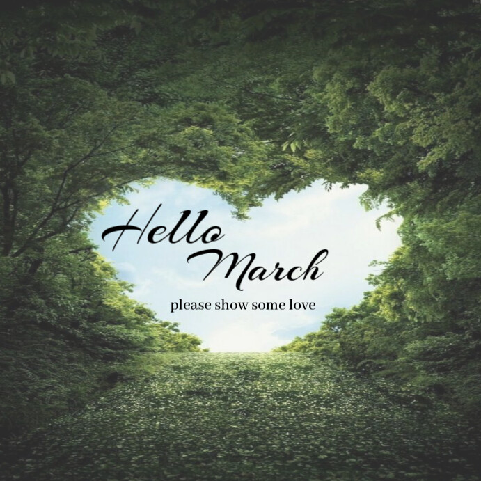 Copy of Floral Green Love March Post Instagram Post | PosterMyWall