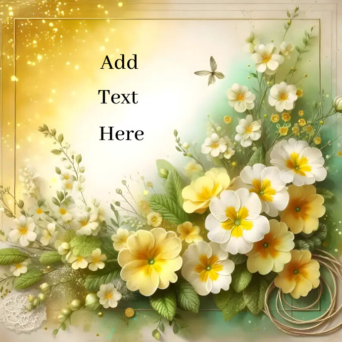 Floral Greeting Card Template | PosterMyWall