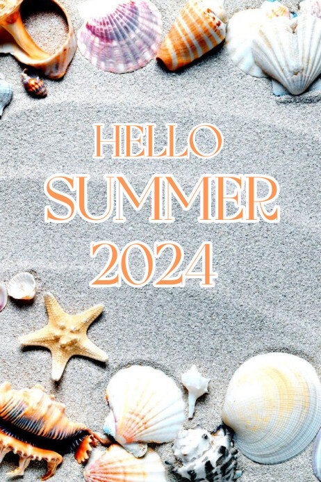 Copy of Floral Hello Summer 2024 Poster | PosterMyWall