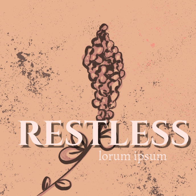 Floral ink album cover Template | PosterMyWall