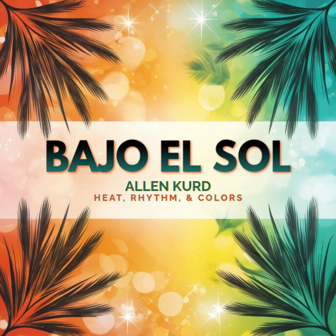 Copy of Floral Latin Reggaeton Tropical Vibe Album Cover | PosterMyWall