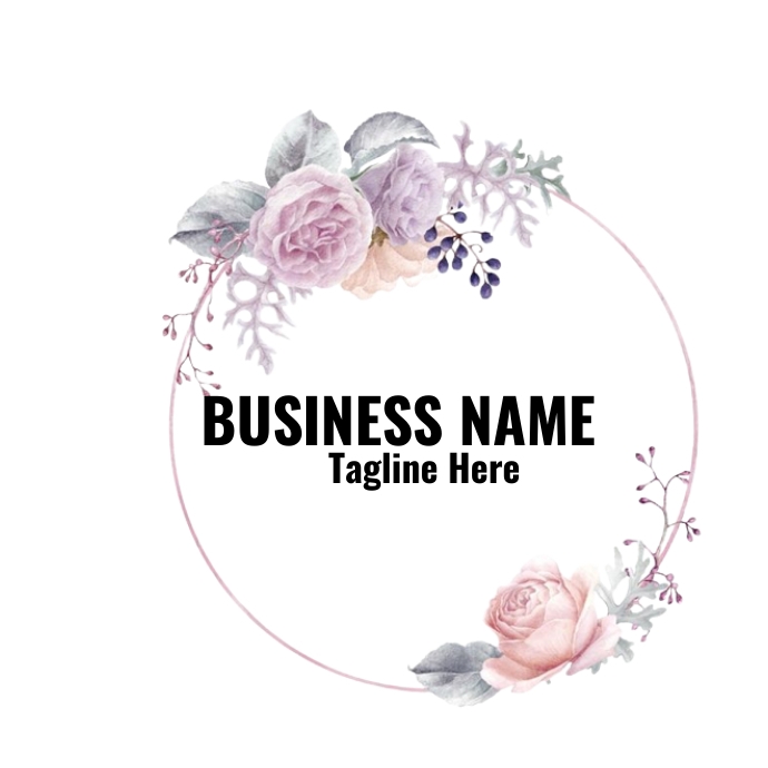 floral logo, flower logo, free floral flower Template | PosterMyWall