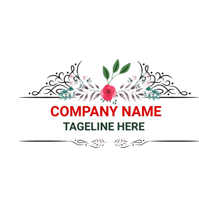 floral logo Template | PosterMyWall