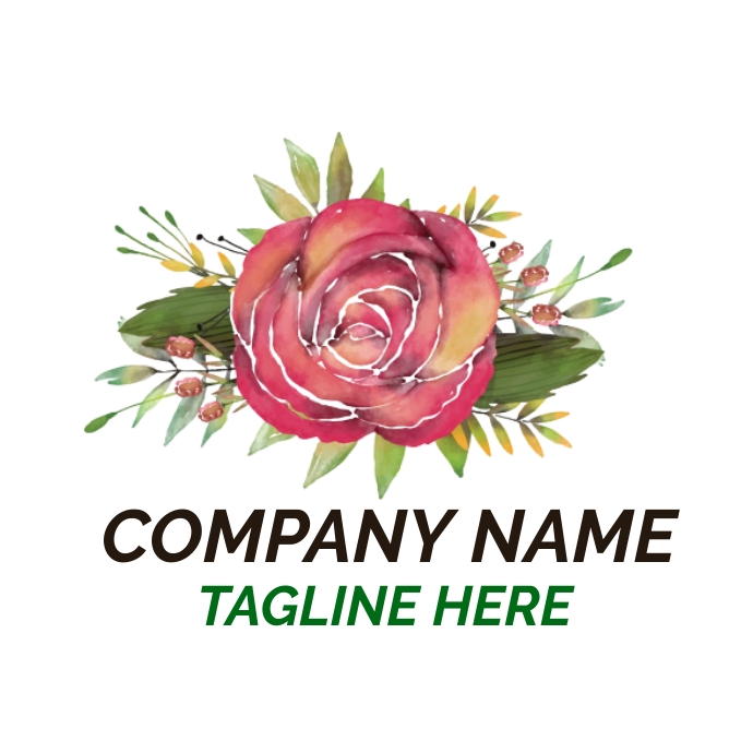 Copy of floral logo | PosterMyWall