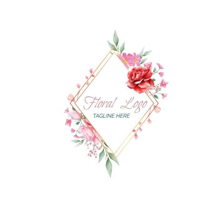 floral logo Template | PosterMyWall
