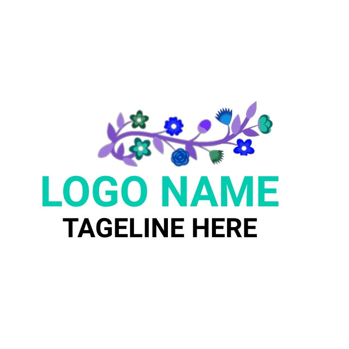 floral logo Template | PosterMyWall