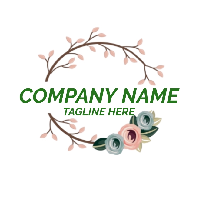 floral logo Template | PosterMyWall