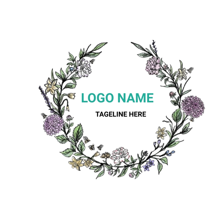 floral logo Template | PosterMyWall