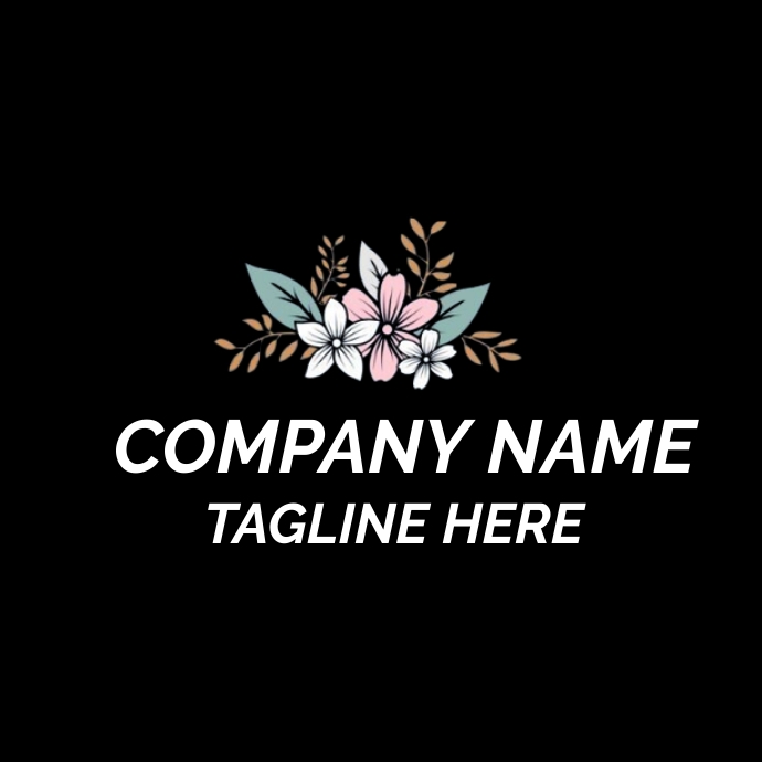 floral logo Template | PosterMyWall