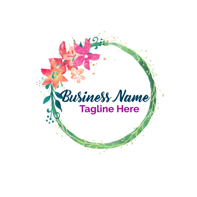 floral logo Template | PosterMyWall