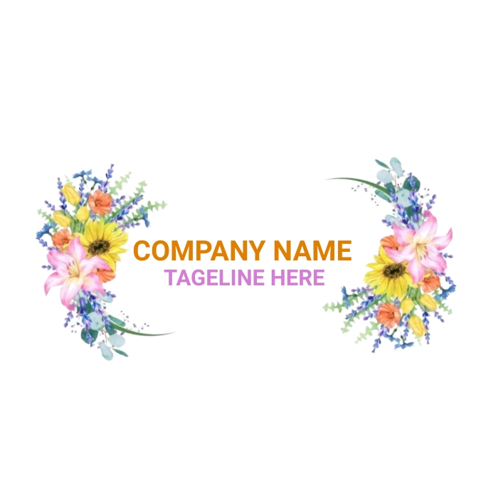 floral logo Template | PosterMyWall