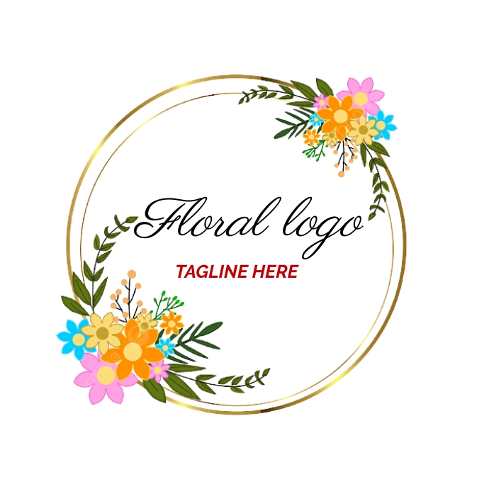 floral logo Template | PosterMyWall