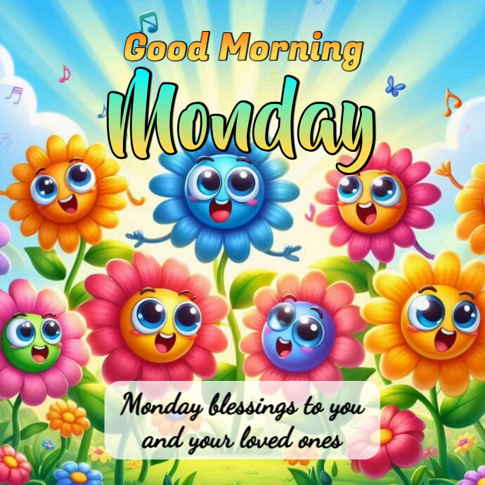 Plantilla de Floral Monday Post Logo | PosterMyWall