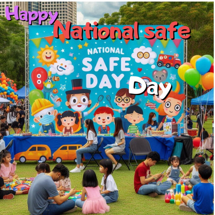 Floral National Safe Day Instagram Post Template | PosterMyWall