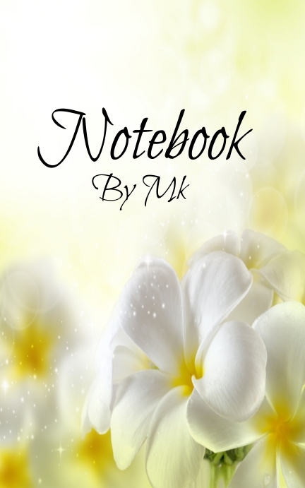 Copy of Floral notebook/storybook cover | PosterMyWall
