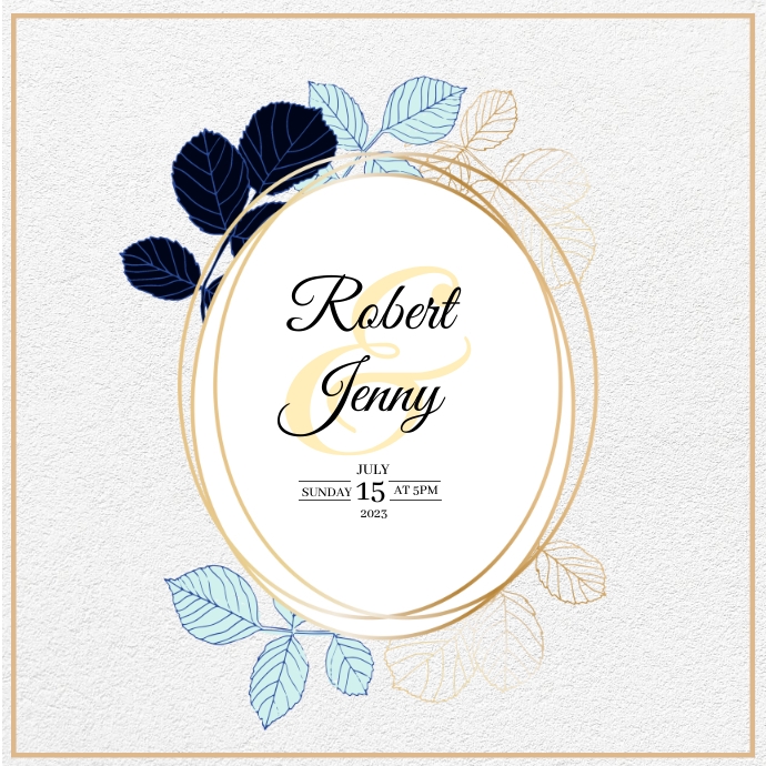 Floral Oblong Tags Template | PosterMyWall