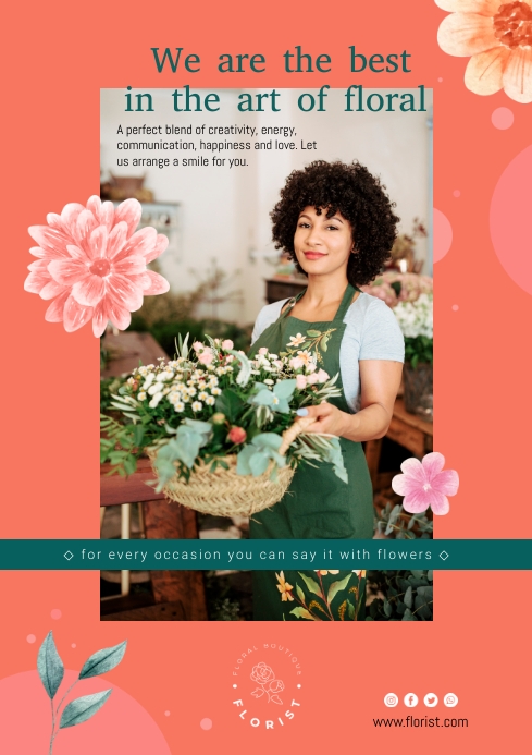 Floral Occasion Template | PosterMyWall