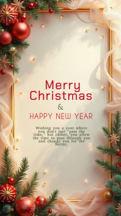 Floral Season Greetings Whatsapp Status Template | PosterMyWall