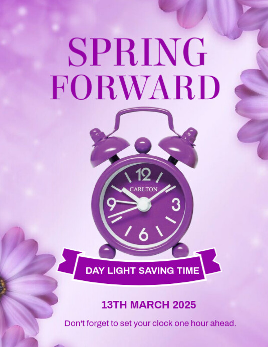 Copy of Floral Spring Forward Template Design Flyer (us Letter ...